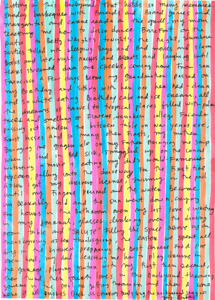 Don’t think. Just write-writing stripes - Craftcation Conference